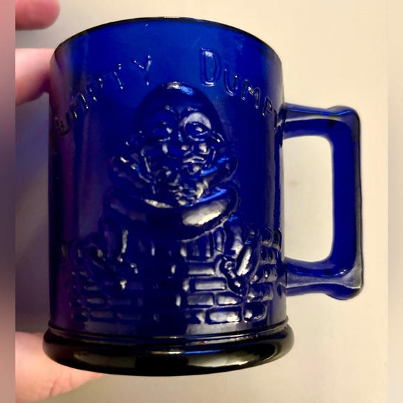 Kitchen | Vintage Cobalt Blue Humpty Dumpty Tom Tom The Pipers Son ...